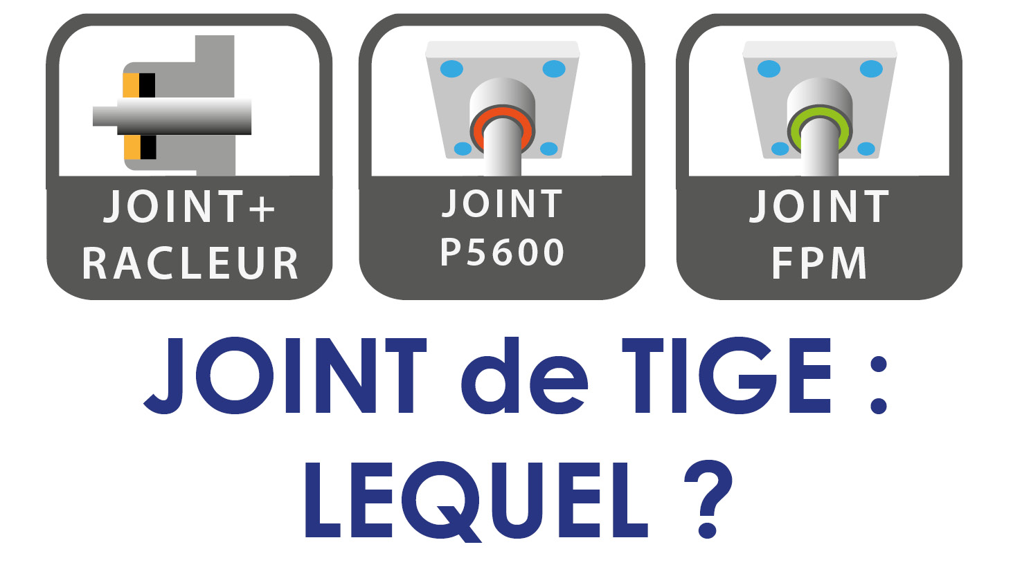 Les joints de tige - Kaecia